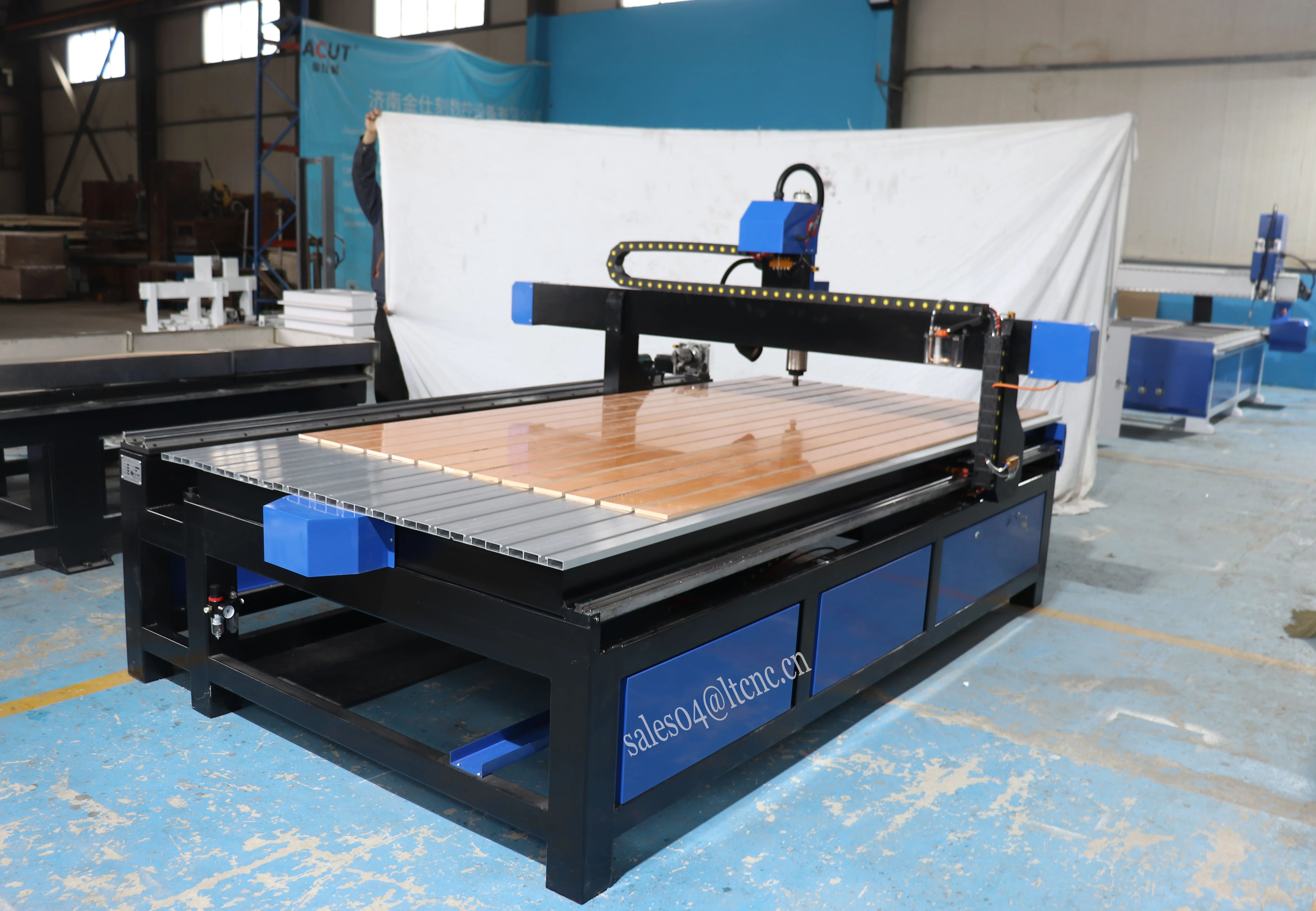 Fresadora cnc 1200x2400, taladro de metal, kit de 1212, mesa de vacío, cama, enrutador cnc 1212 6040