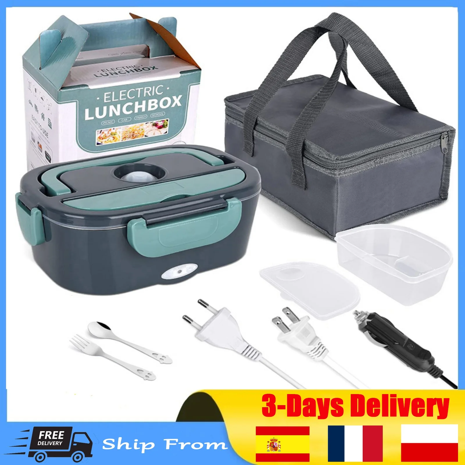 Stainless Steel Liner Bento Lunchbox Food Container Bento Box 2in1 ...