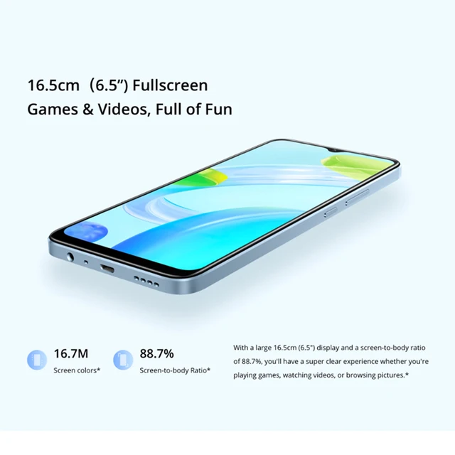 realme C30 New Smartphone Octa-core Processor Phone 6.5" Display ...