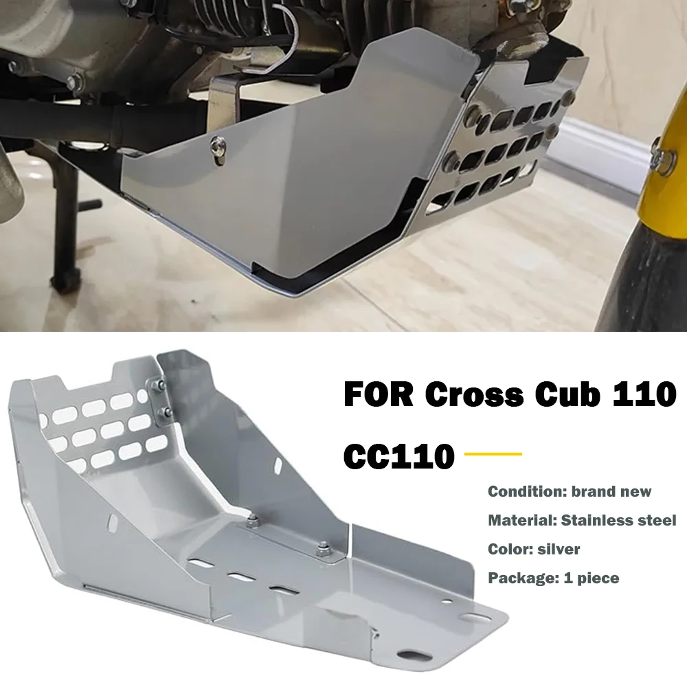 For-Cross-Cub-110-Modified-Body-Engine-Base-Chassis-Guard-Protection ...