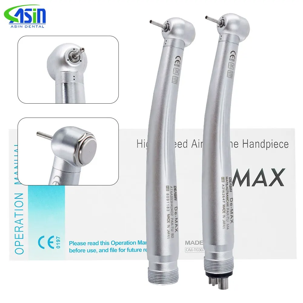 Cabezal de torsión para dentista, turbina de empuje de Triple pulverización Dental, turbina de ...