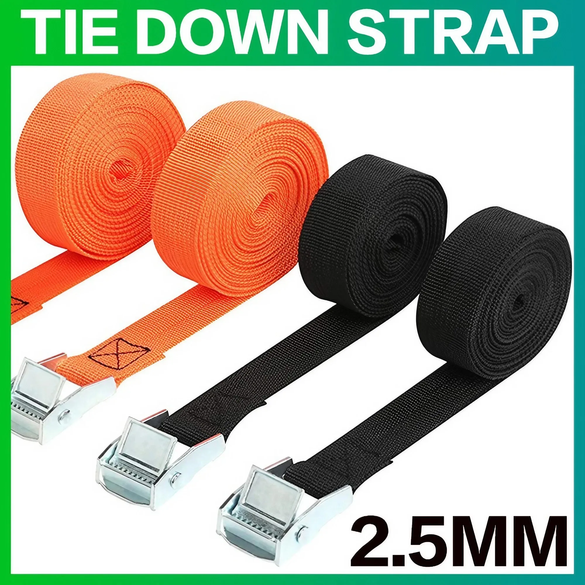 Fastener-Heavy-Duty-Car-Cargo-Tie-Down-Strap-Luggage-Truck-Tension-Rope ...