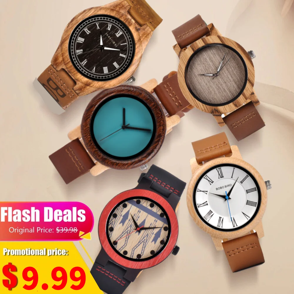 Bobo Bird Wood Watches Women | Wooden Watch Men Bobo Bird | Quartz ...