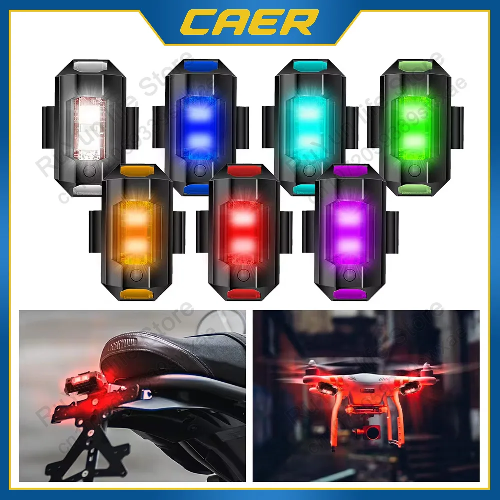 Universal-LED-Motorcycle-Warning-Lights-7-Colors-Mini-USB-Drone-Strobe ...
