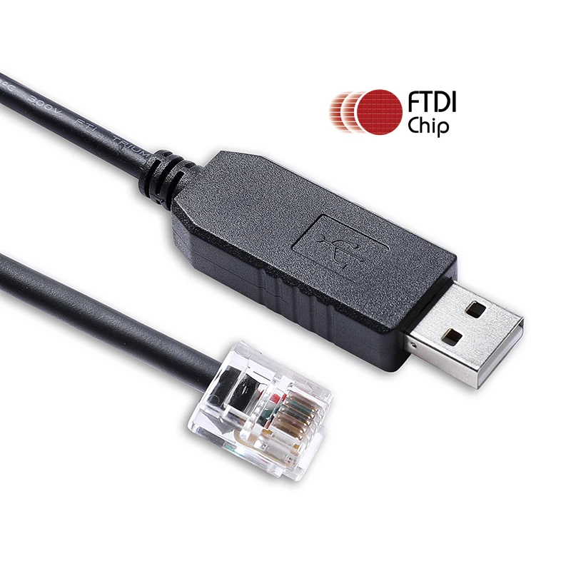 FTDI USB Programming Cable FT231XS USB RS232 to RJ12 6P6C for Tait ...