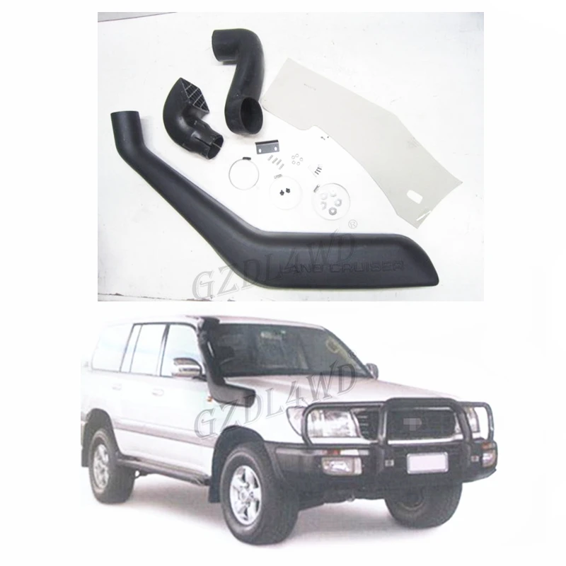 GZDL4WD-V-Spec-Snorkel-Air-Intake-Kit-Suit-1998-2007-Land-Cruiser-100 ...