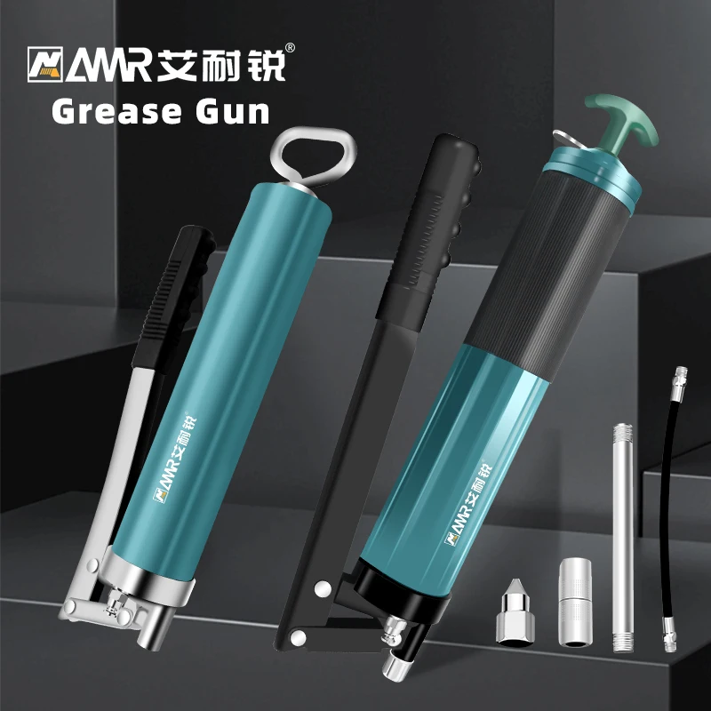 AMR Heavy Duty Grease Gun kit 7000 PSI Pistol Grip Gun Set 400cc ...