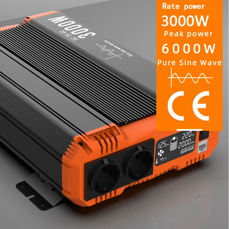 6.0kw 3.6kw 2.4kw Pure Sine Wave Inverter 12v 24v To 220v 110v ...