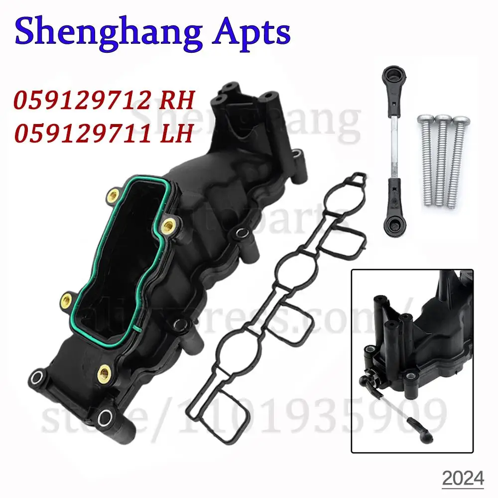 Intake-Manifold-059129712CA-059129712-059129711BF-059129711-For-Audi-A4 ...