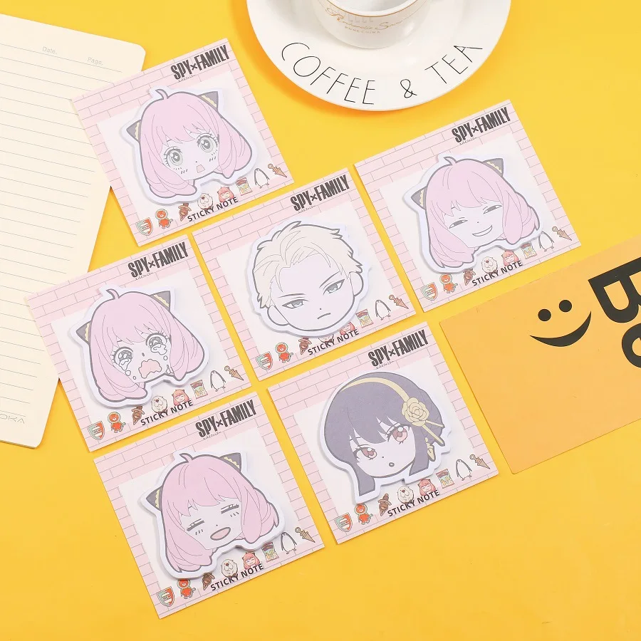 SPY-FAMILY-Anya-Forger-Anime-Dos-Desenhos-Animados-Sticky-Note-Express ...