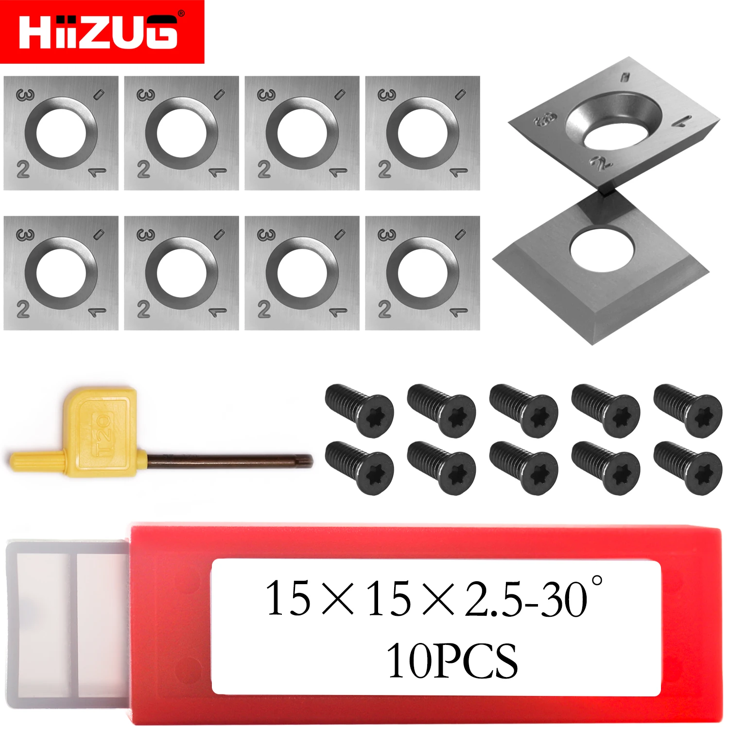 15mm-Carbide-Inserts-Cutters-for-Spiral-Helical-Planer-Bit-Woodturning ...