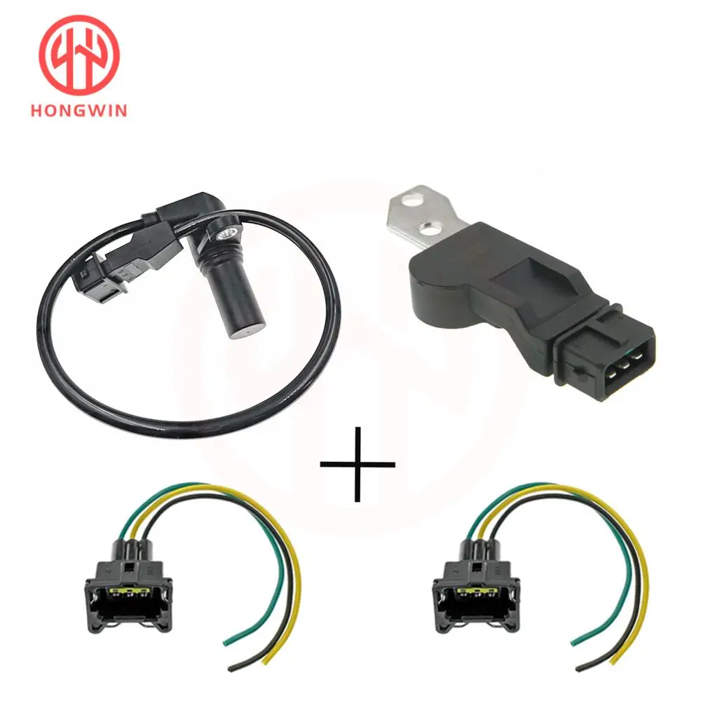 2pcs Camshaft & Crankshaft Position Sensor 96253544 96253542 For ...