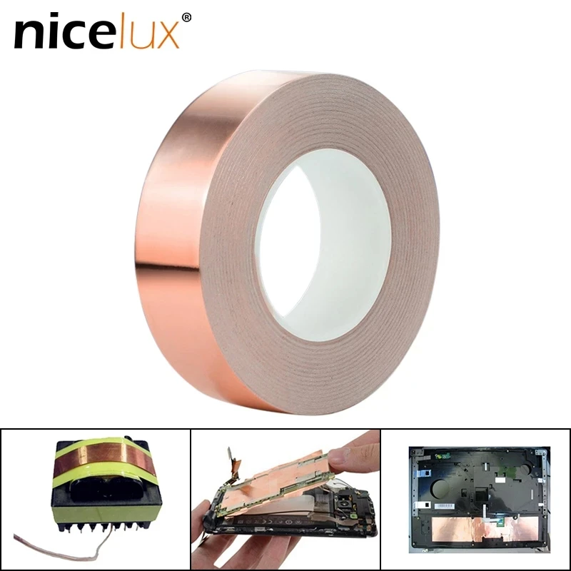 10meter-Adhesive-Conductive-Copper-Foil-Tape-8-20-30-50mm-Shield ...