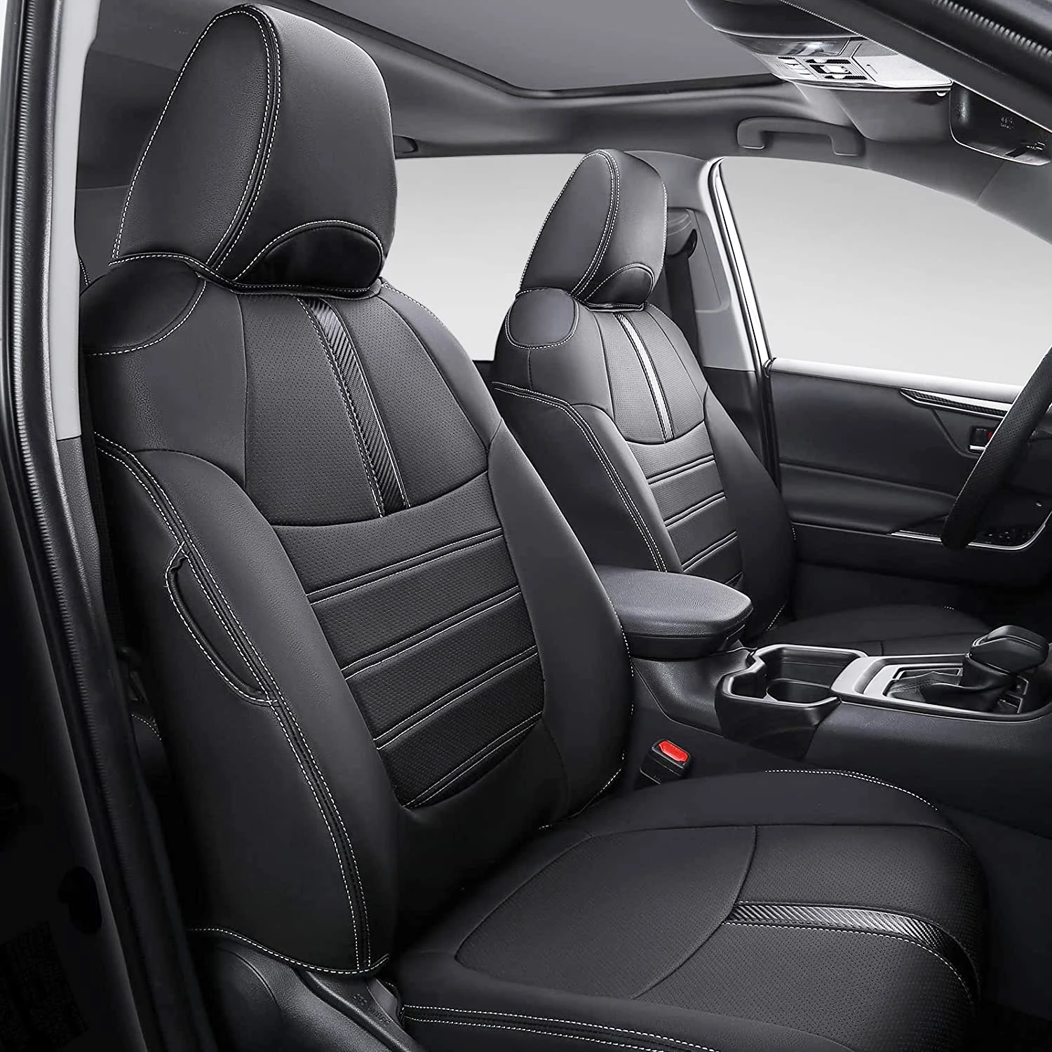 Fit-Toyota-RAV4-Seat-Covers-PU-Leather-Total-Coverage-All-Season ...