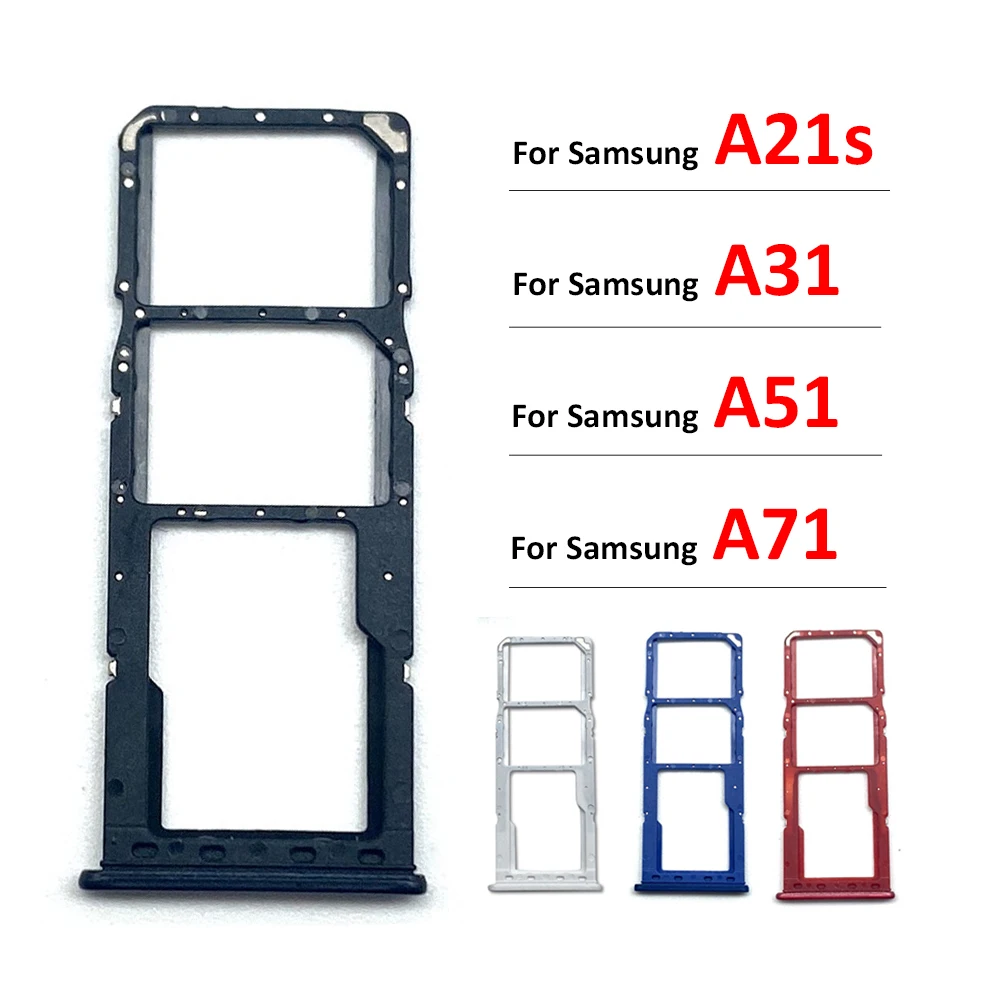 New-For-Samsung-A21s-A31-A51-A71-SIM-Card-Tray-Slot-Holder-Adapter ...