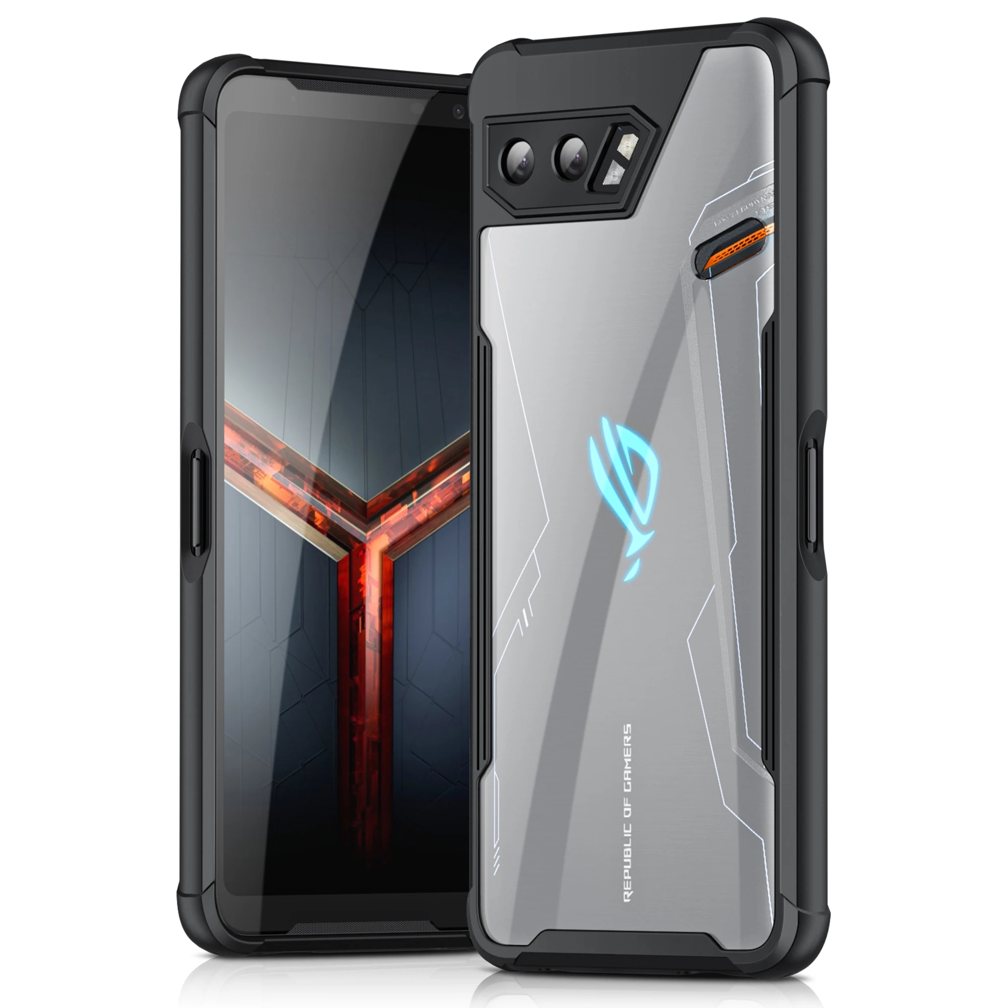 ZSHOW-Case-for-ASUS-ROG-Phone-2-Cover-Soft-TPU-Clear-PC-Back-Air ...