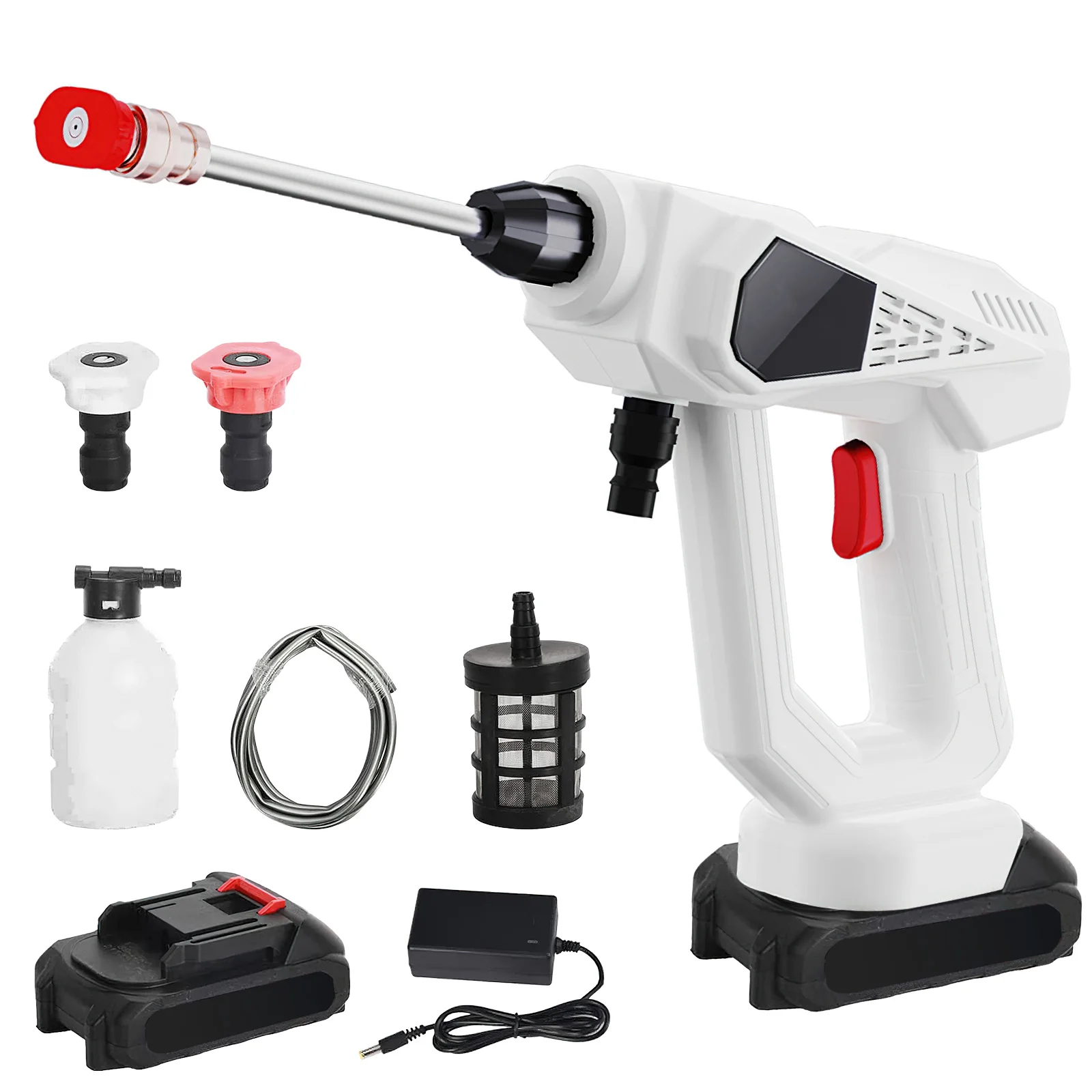 300W-Cordless-High-Pressure-Cleaner-Washer-Spray-Water-Gun-Car-Wash ...
