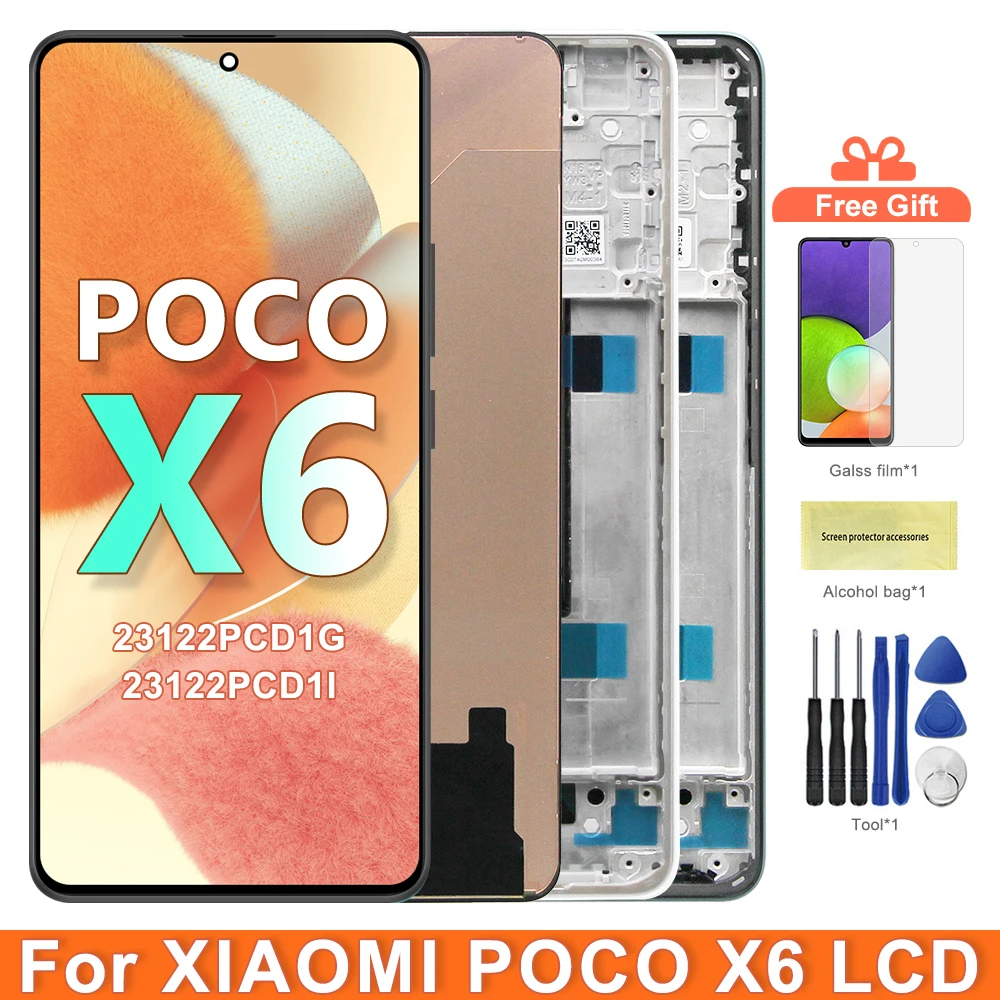 6-67-POCO-X6-Display-Screen-Replacement-for-Xiaomi-Poco-X6-23122PCD1G ...