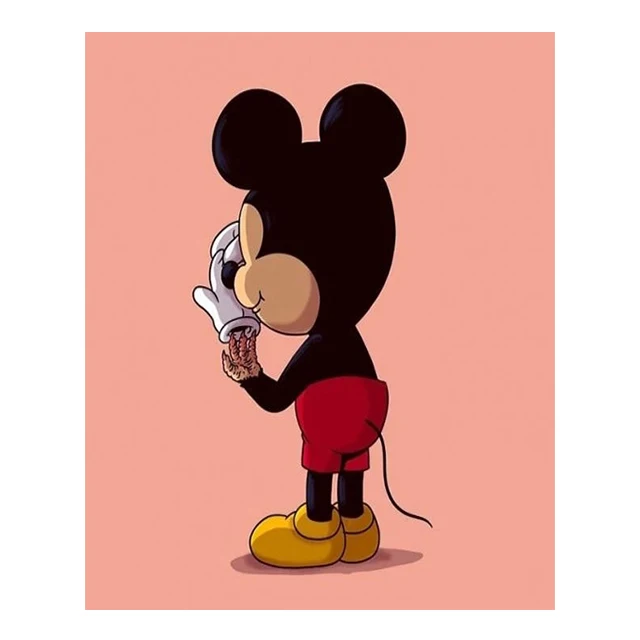 Mickey Mouse Smoking A Joint