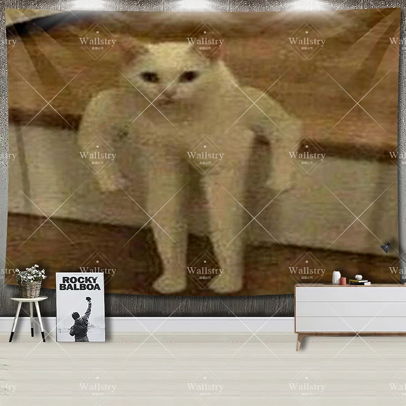 Kawaii-Decora-o-Do-Quarto-Pendurado-Na-Parede-Gato-Chorando-Tape-aria ...