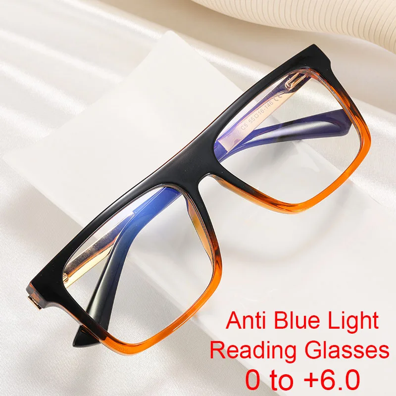 High-definition-Gradient-Square-Reading-Glasses-Men-Women-TR90-Anti ...