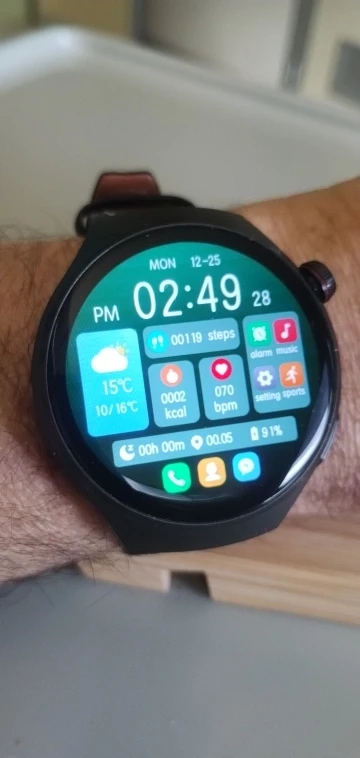 2024 NFC Watch GPS Smart Watch Men Watch AMOLED HD Screen Heart Rate ...