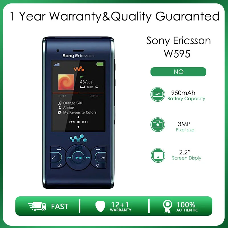 Sony-Ericsson-W595-Refurbished-Original-Unlocked-2-2-inches-3-15MP-Cell ...