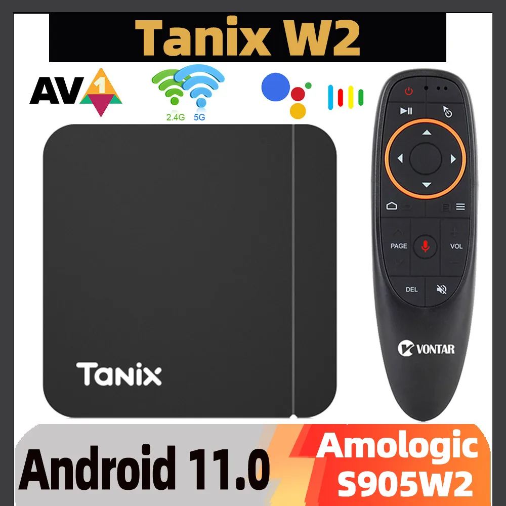 New Tanix W2 Smart TV Box Android 11.0 Amlogic S905W2 with 2GB+16GB ...