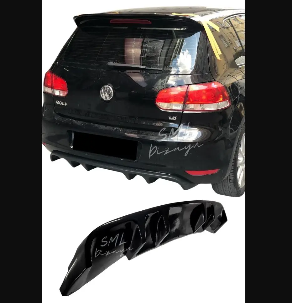 For Volkswagen Golf 6 GTI TDI 2008 To 2012 Compatible Diffuser Plastic ...