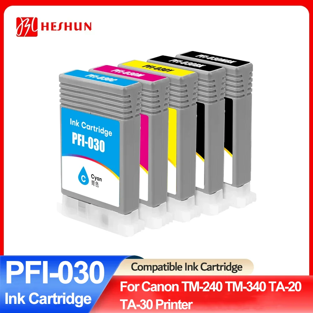 HESHUN 55ML/PC PFI-030 PFI030 PFI 030 Compatible Ink Cartridge With ...