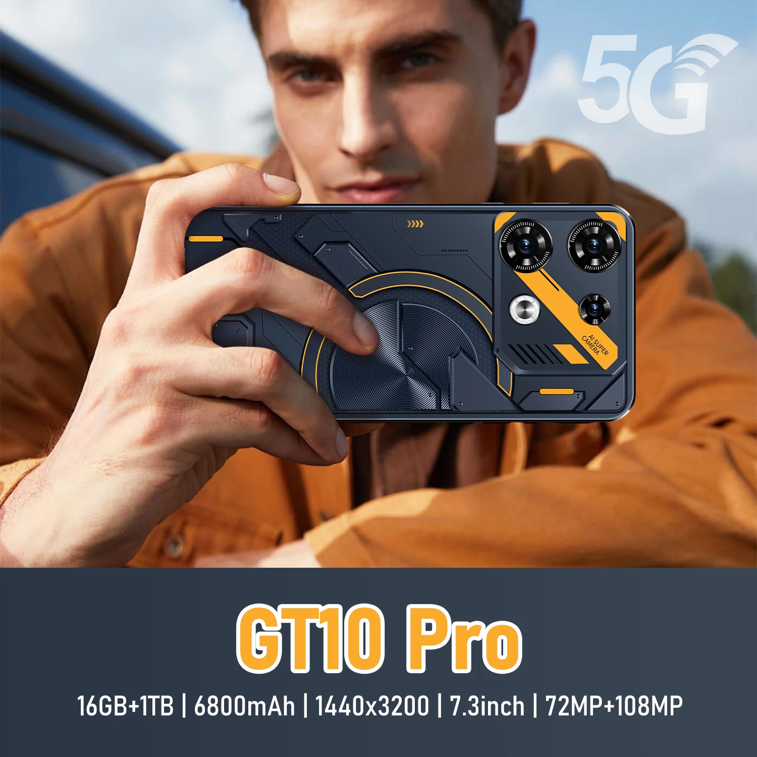 Novo-gt10-pro-smartphone-7-3-polegada-tela-cheia-4g-5g-telefone-celular ...