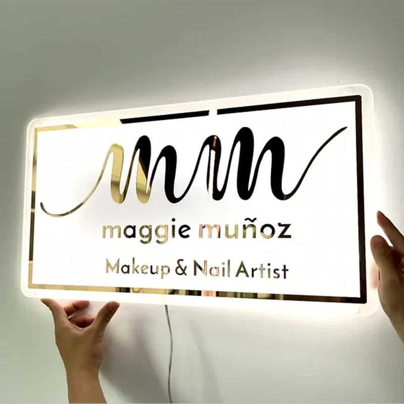 Custom-Neon-Sign-Signboard-LED-Acrylic-Business-Backlit-Neon-Light-Name ...