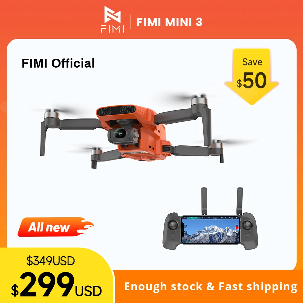 FIMI-MINI-3-Camera-245g-ultra-lightweight-4K-60fps-AI-Super-Nignt ...
