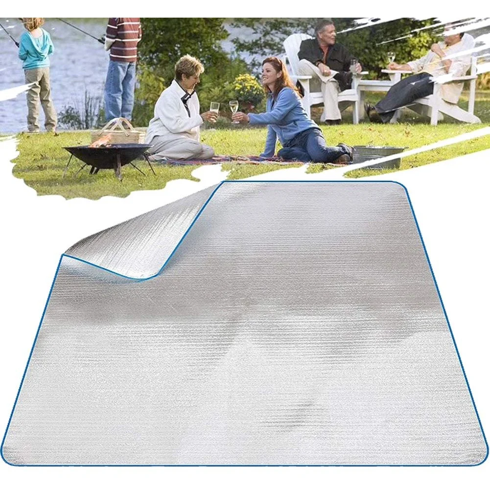 Waterproof-Ground-Mat-Camping-Double-Sided-Aluminium-Foil-Outdoor ...