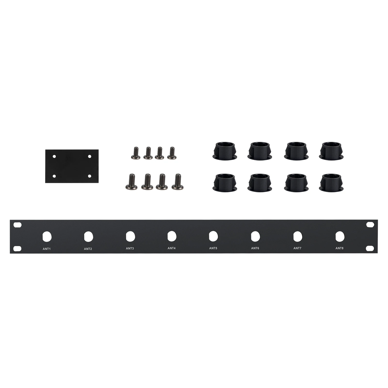 Phenyx Pro BNC Side-by-Side Rackmounting Antenna Kit, 8 Bulkheads ...