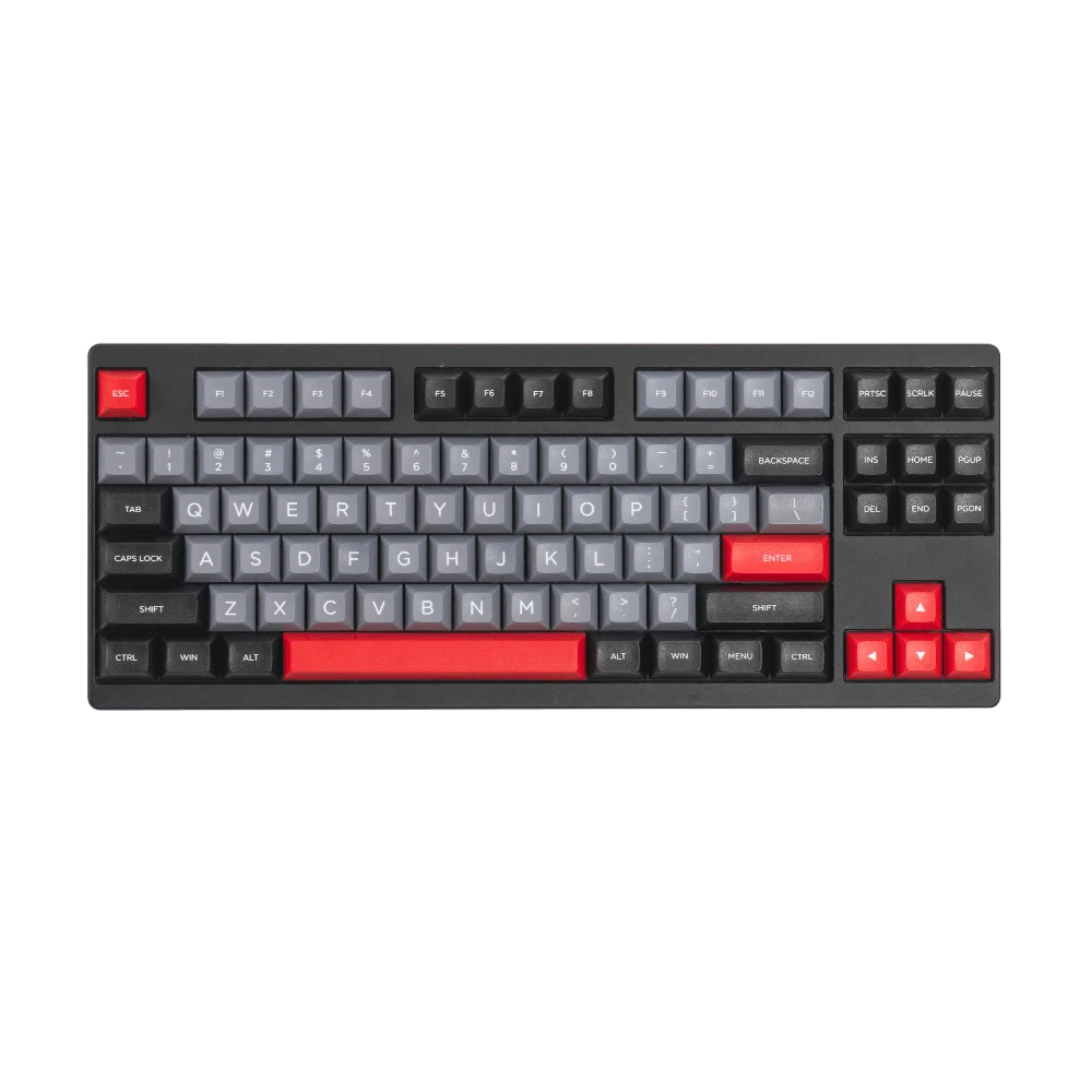 idobao-Black-Red-Grey-Keycaps-PBT-Laser-Engraved-Keycaps-DSA-Profile ...
