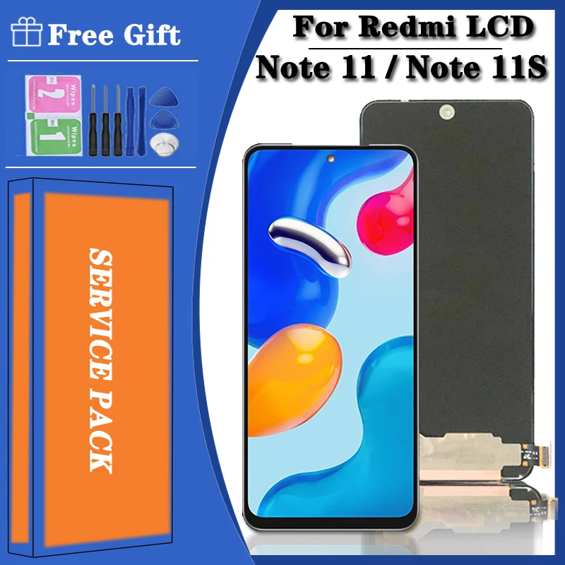 Pantalla-LCD-Super-AMOLED-para-Xiaomi-Redmi-Note-11-Global-montaje-de ...