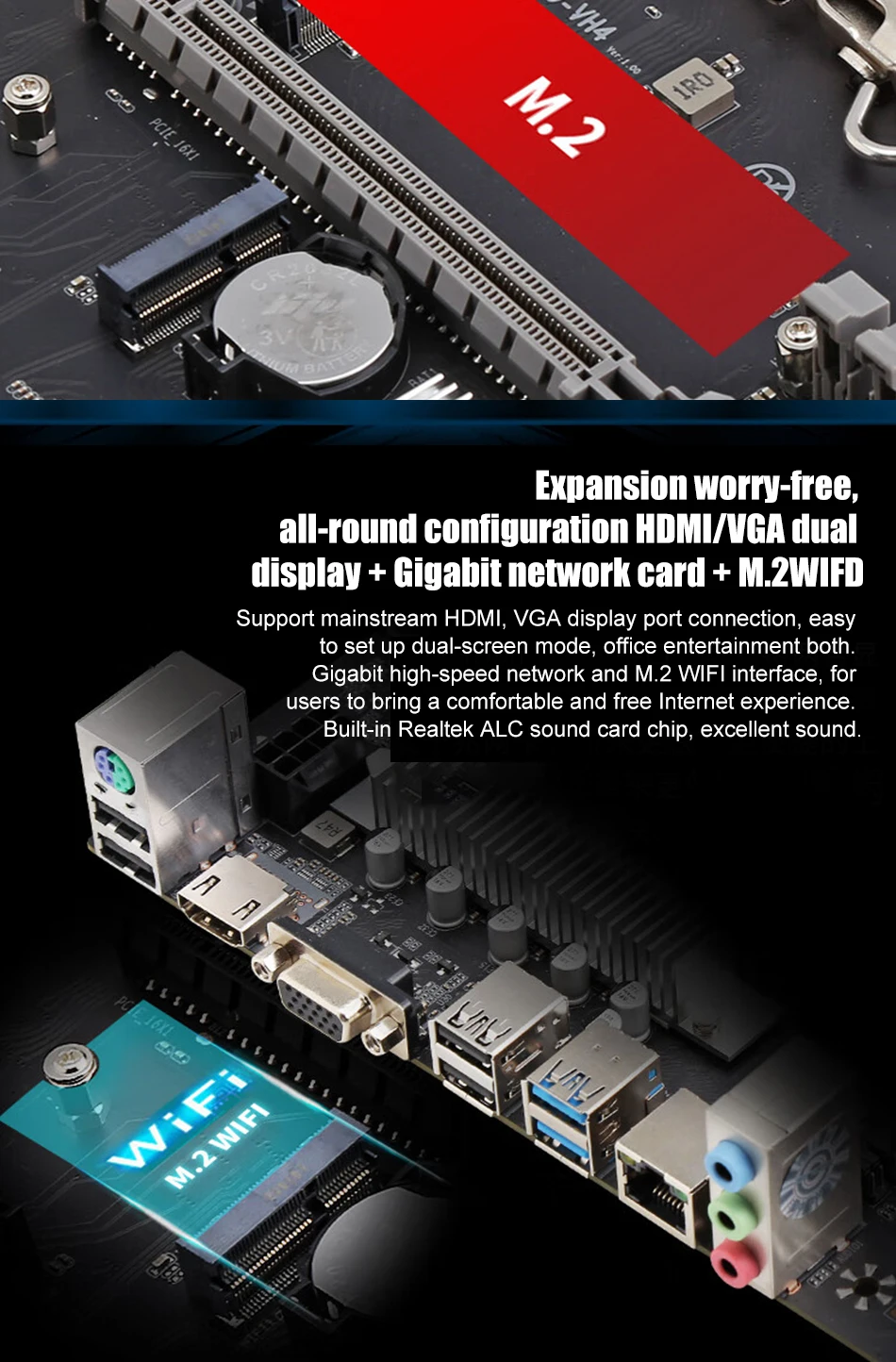 Mainboard ONDA H610-VH4 (H610-VH4/ LGA 1700/ DDR4) - Mainboard h610 rẻ