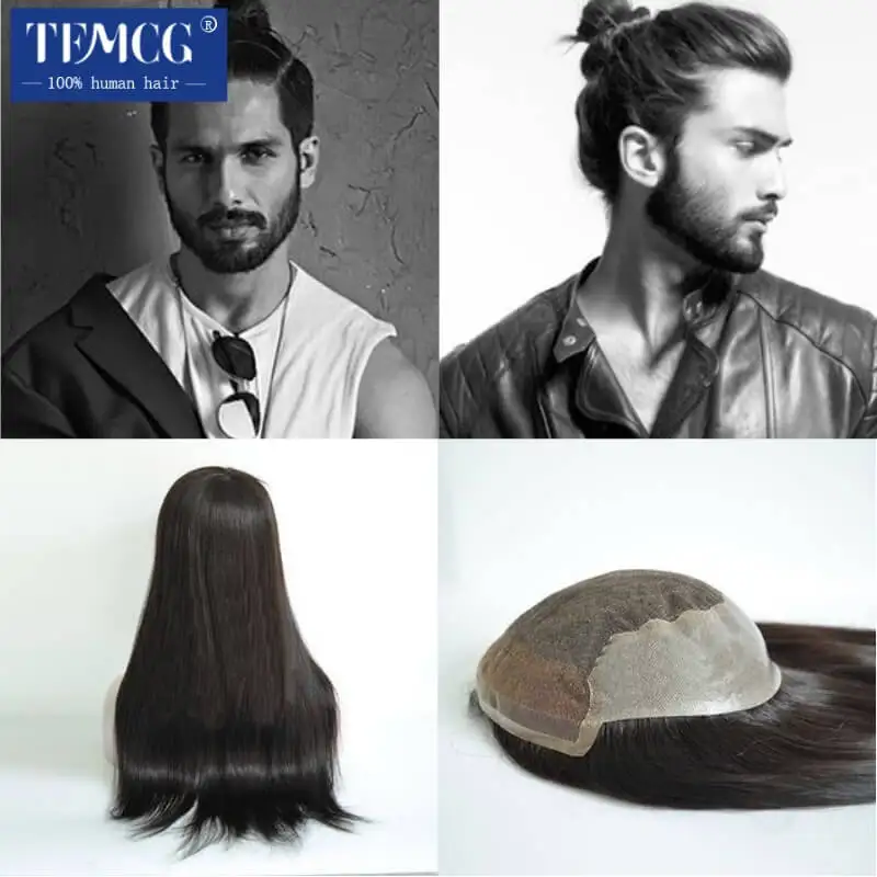 Men-Toupee-Customized-Q6-Long-Wig-For-Men-100-Human-Hair-Men-s-Wigs ...