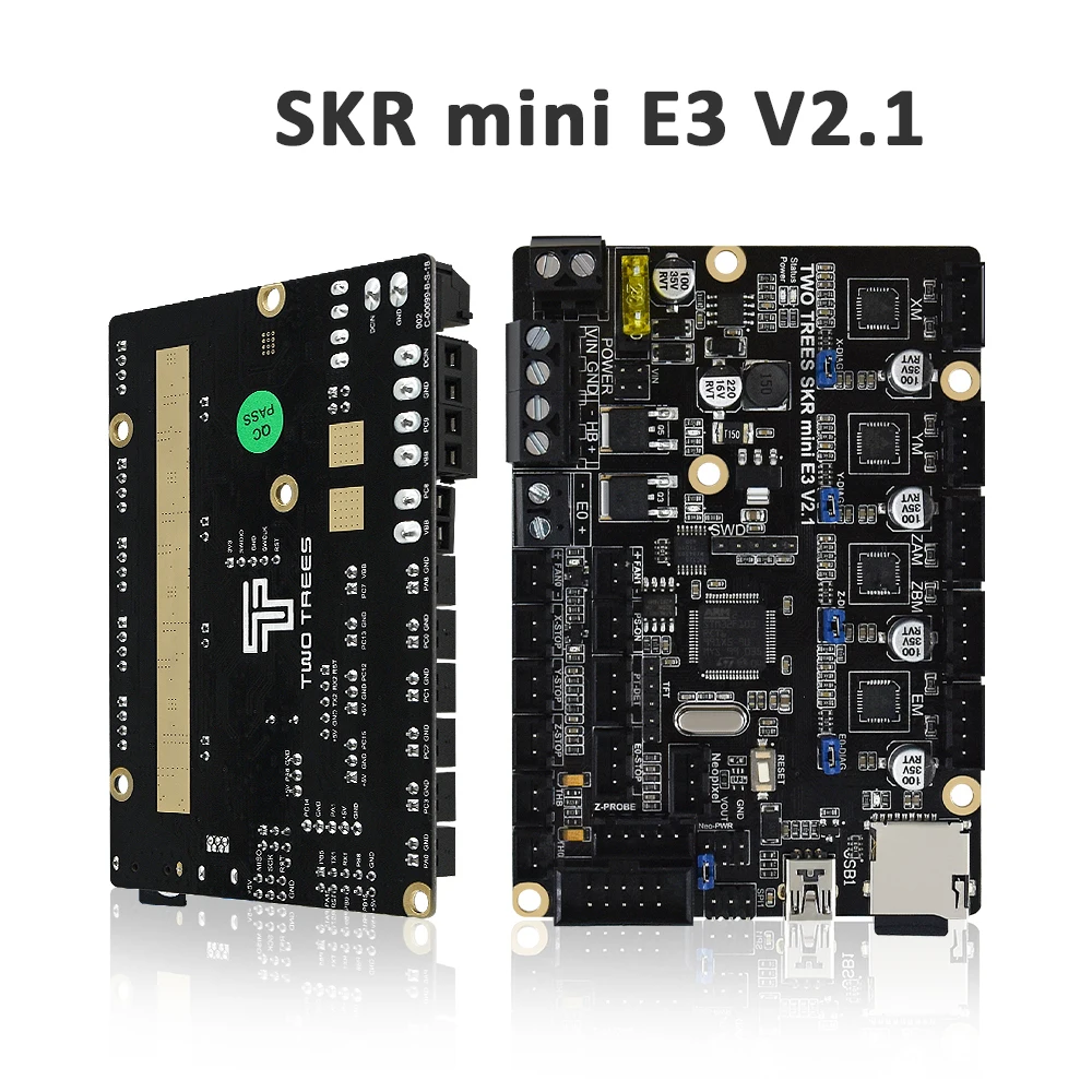 Twotrees Skr Mini E3 V2.1 32bit 3d Motherboard Tmc2209 3d Printer Parts For Ender 3/5 Pro ...