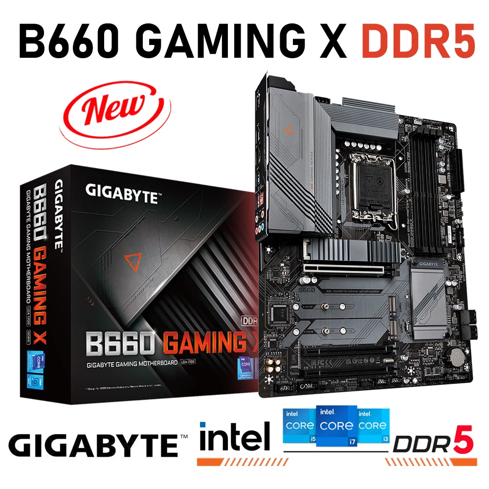 Gigabyte B660 Gaming X Ddr5 Motherboard Intel B660 Support Intel 12th ...