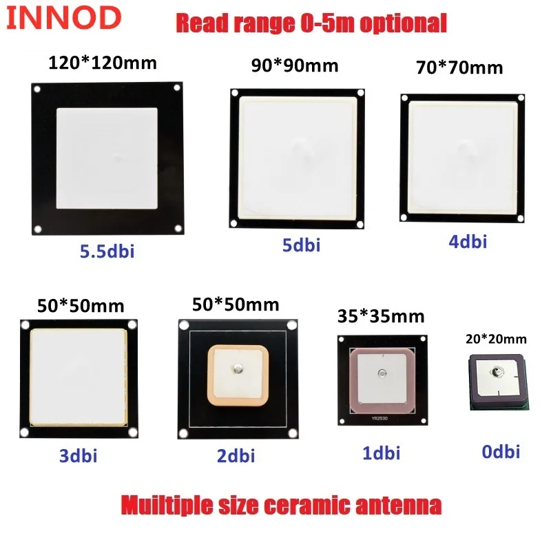Micro 0-5M Range UHF RFID Module Reader Arduino TTL Uart 5dbi Antenna ...