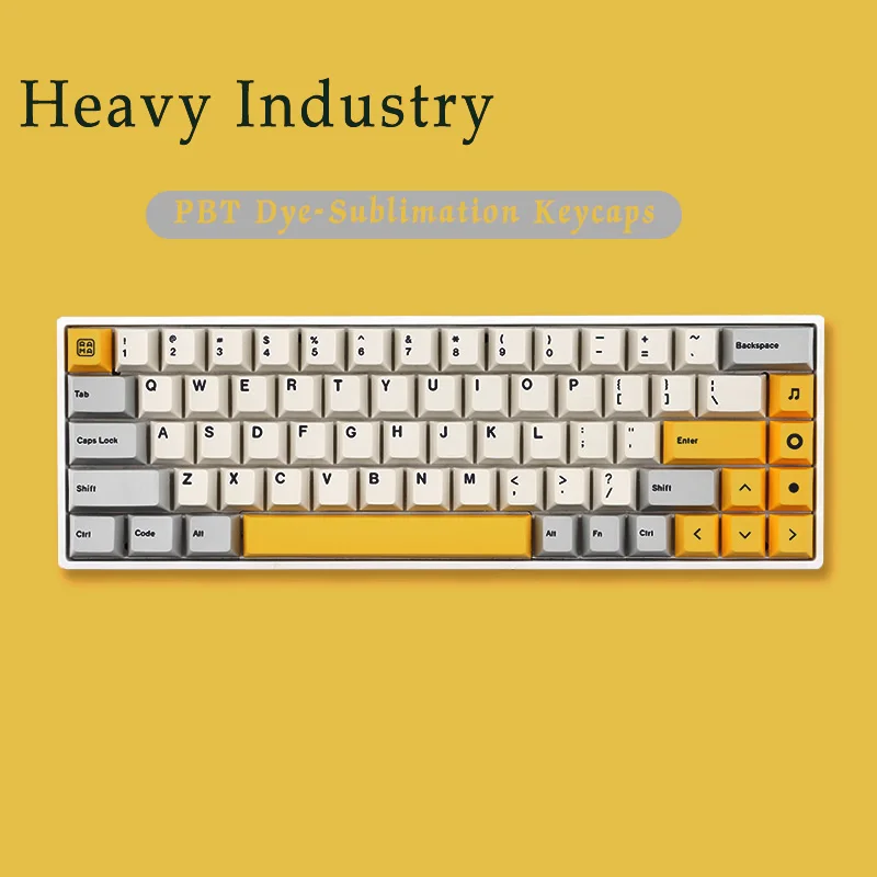 138 Keys Heavy Industry Keycaps Cherry Profile PBT Dye Sublimation ...
