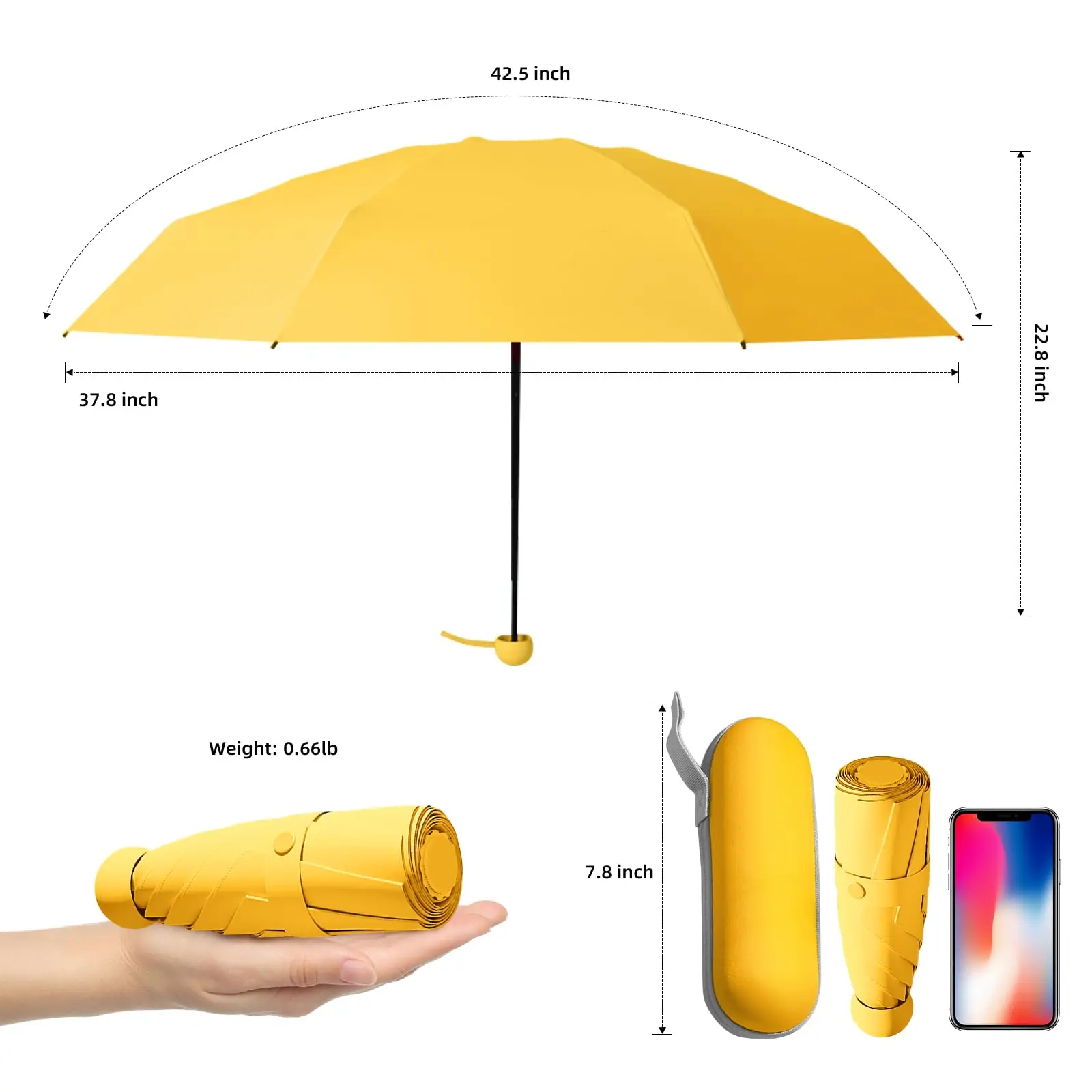 Mini-Compact-Sun-Umbrella-UV-Protection-Umbrella-Rain-or-Shine-Umbrella ...