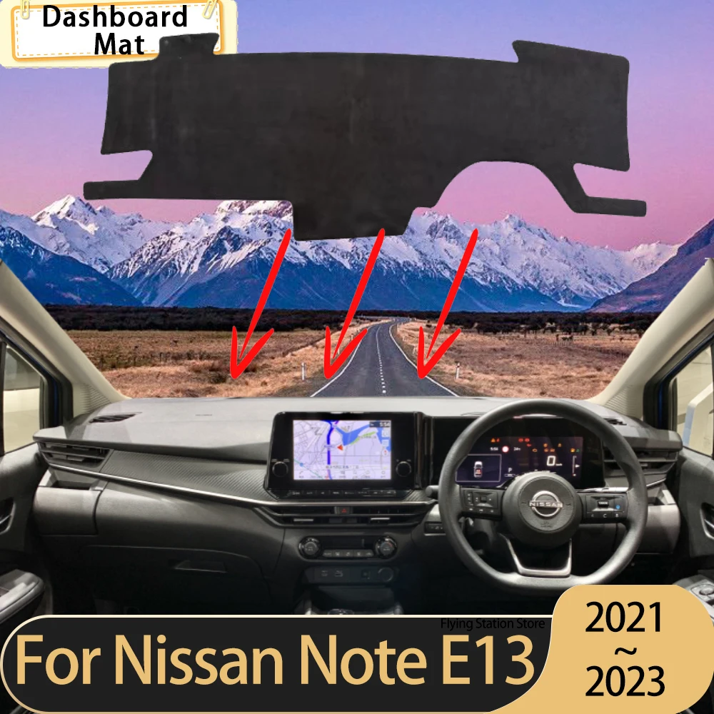Car-Dashboard-Mat-for-Nissan-NOTE-E13-E-power-2021-2022-2023-Avoid ...