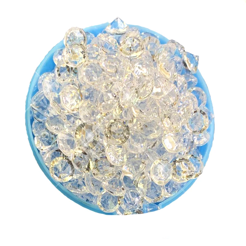 500Pcs-Clear-Acrylic-Diamond-For-Wedding-Crafts-Table-Scatters-Plastic ...