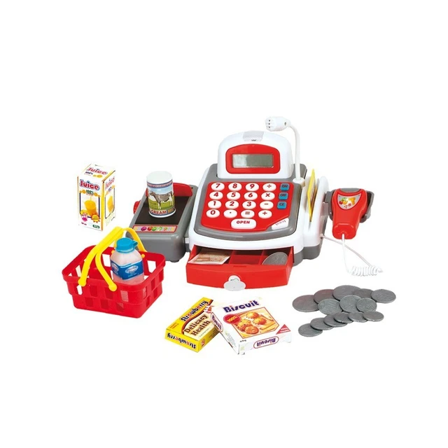 Cash Register Toy With Conveyor Belt