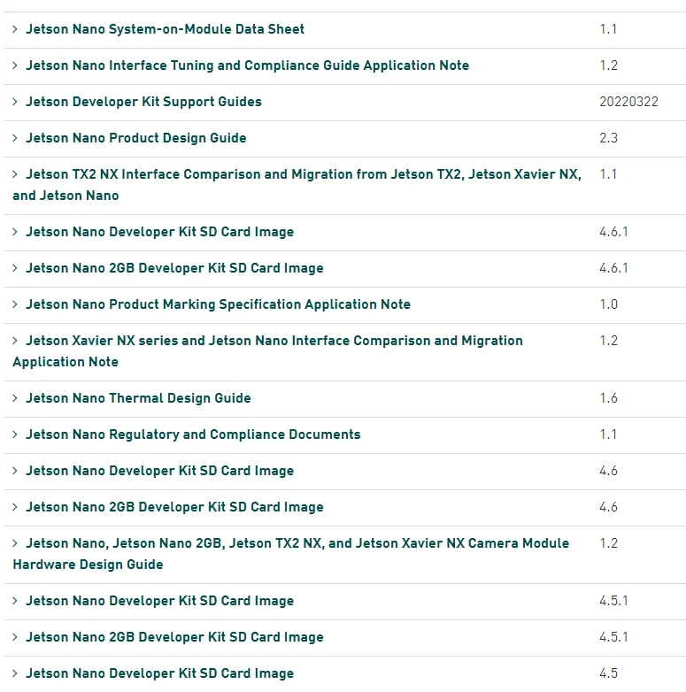 Jetson Nano B01 Subkit Nano Kit - NVIDIA Jetson nano 4GB Alternative