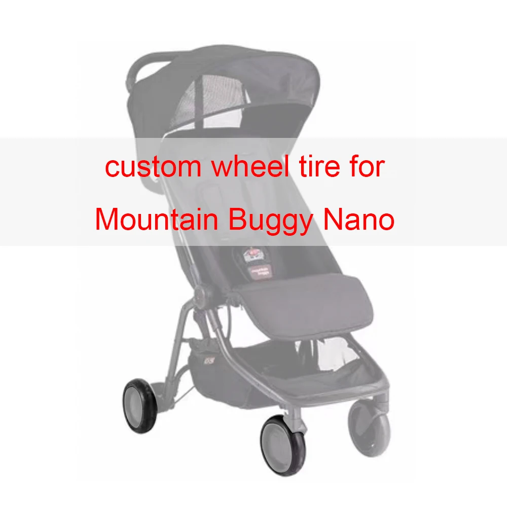 Stroller Tire For Mountain Buggy Nano Series Front Or Rear Wheel PU ...