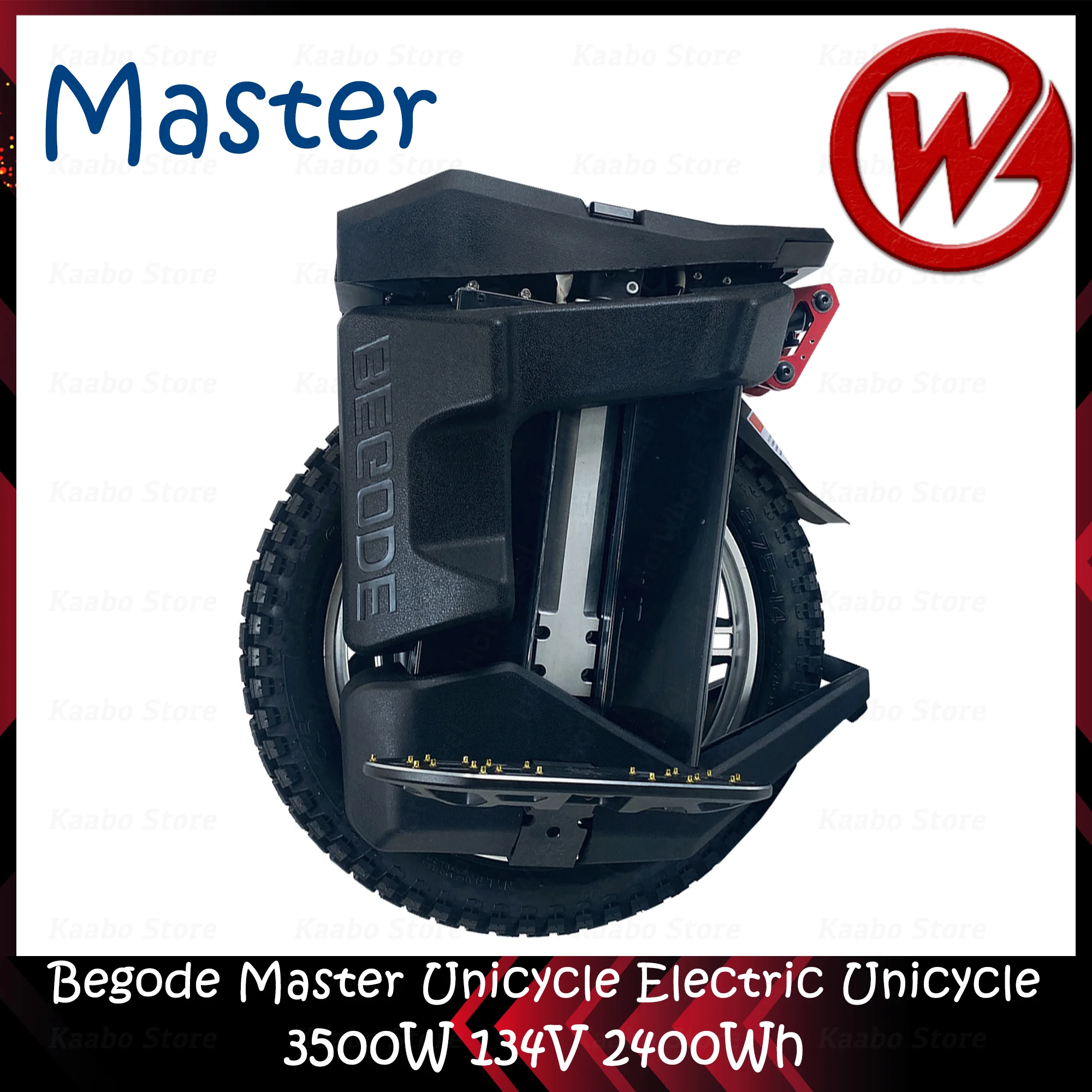 Gotway Begode Master Monociclo elétrico, EUC, 3500W, 134V, 2400Wh ...